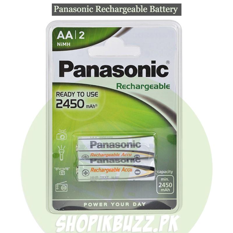 PANASONIC 2x 1.2V 2450mAh AA Cell | Shopikbuzz