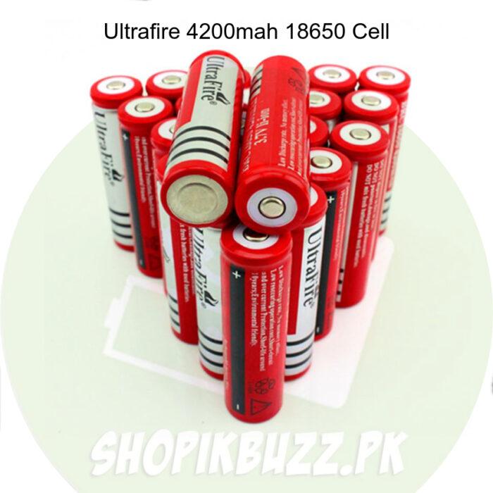 UltraFire Rechargeable 3.7v 4200 mah 18650 Cell battery | Shopikbuzz