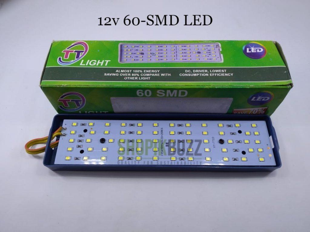 Led Light 12v DC 60-SMD 24w Power High Bright Light | Shopikbuzz