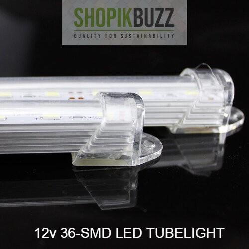 Led Tube Light Mini 12v 36-SMD Transparent Super Bright | Shopikbuzz